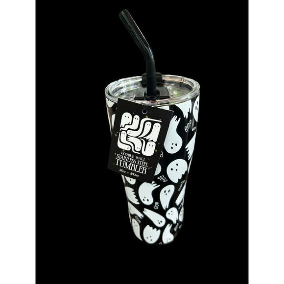 Holiday | Bntiktok Viral Black Ghost Tumbler Halloween224 | Poshmark
